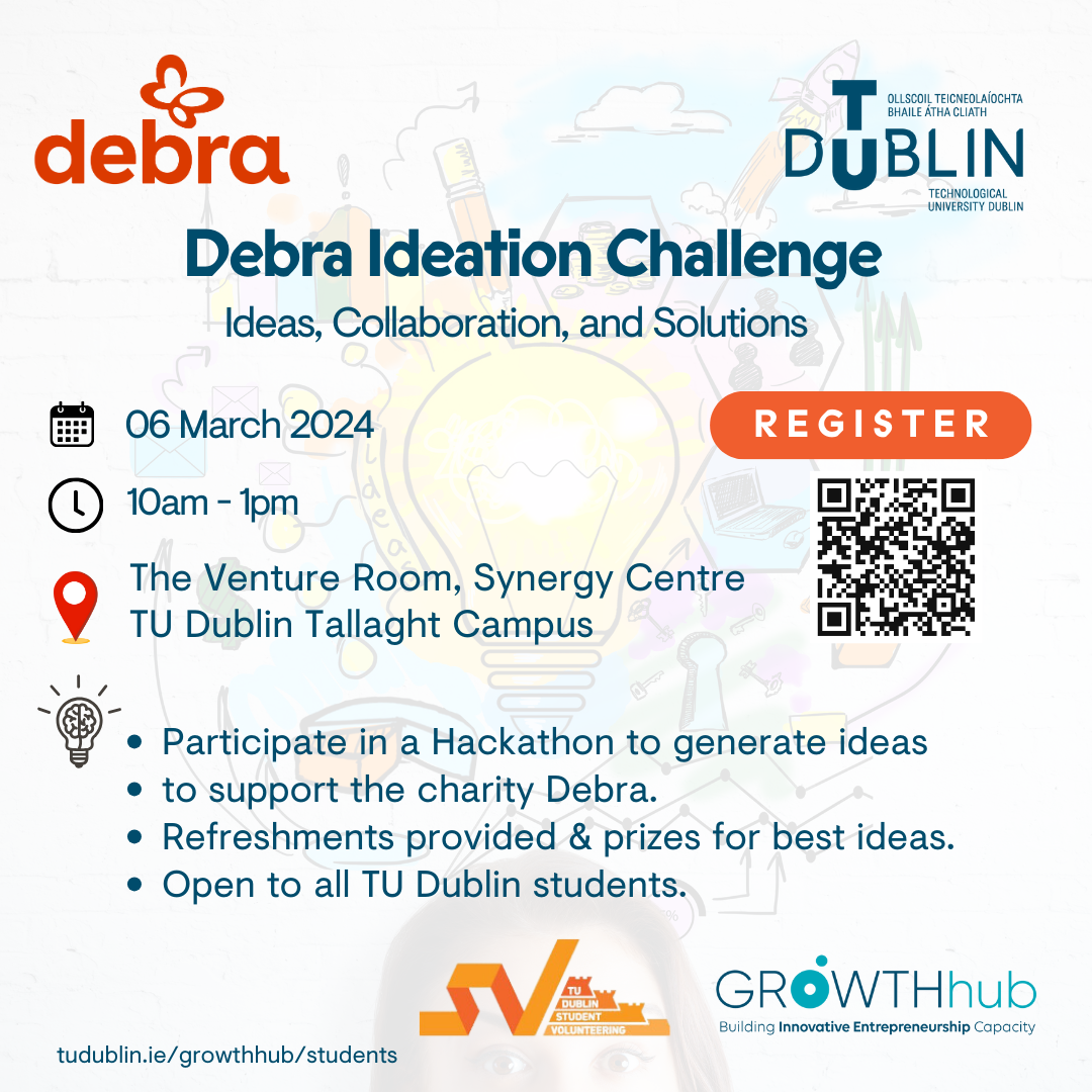 Ideation Challenge with Debra – We need your ideas! | TU Dublin