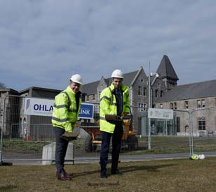 Ministers Harris and Donohoe turn sod on new Academic Hub and Library ...